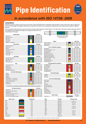 Pipe marking identification | Products | Maritime Progress