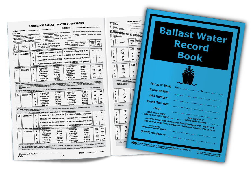 Ballast Water Record Book – BWM Compliance | News | Maritime Progress